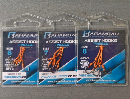 Dual Assist Hooks – Barambah Lures